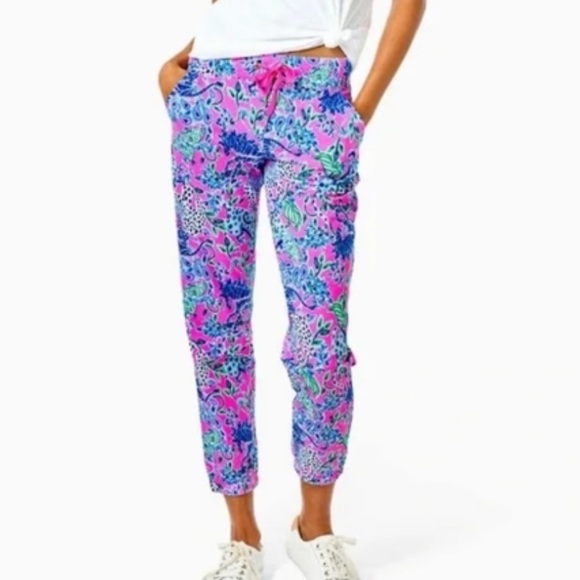 Lilly Pulitzer | Pants & Jumpsuits | Lilly Pulitzer Mallie Knit Pant Plumeria Pink Untamed ...